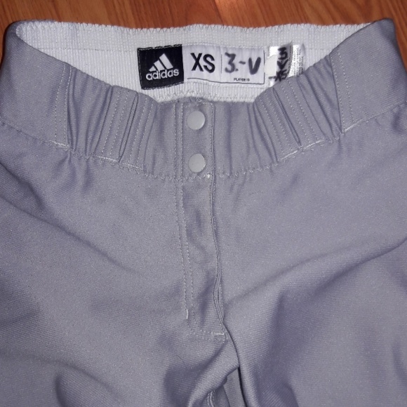 adidas | Pants & Jumpsuits | Softball Adidas Gray Pants With Green ...